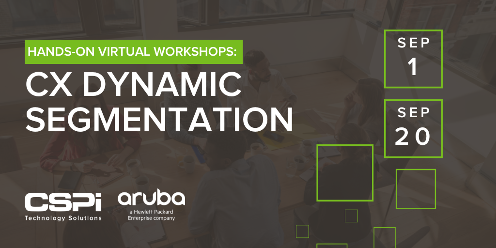 Webinar: Aruba CX Dynamic Segmentation Workshop